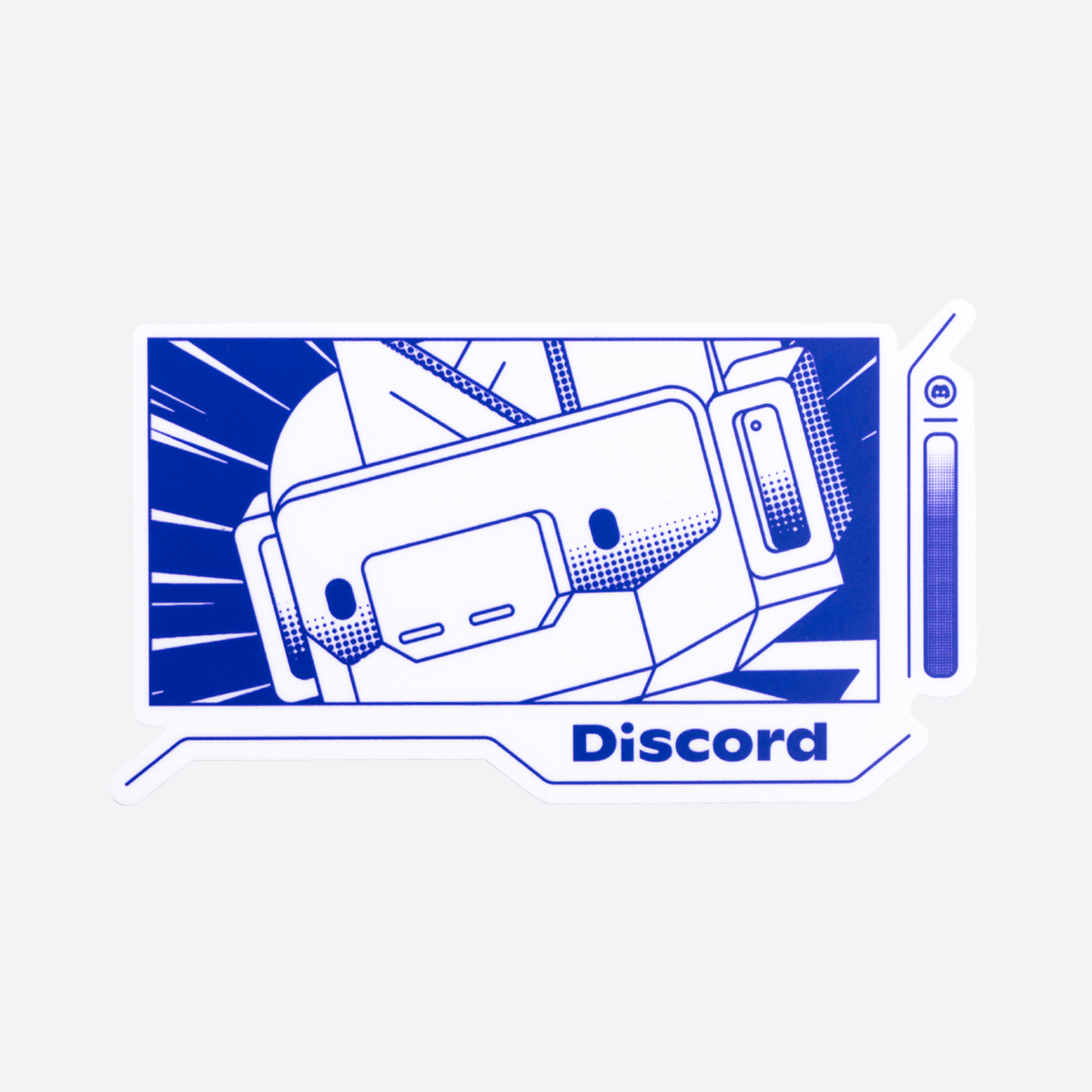 Mech Sticker – Discord Powered by DOTEXE