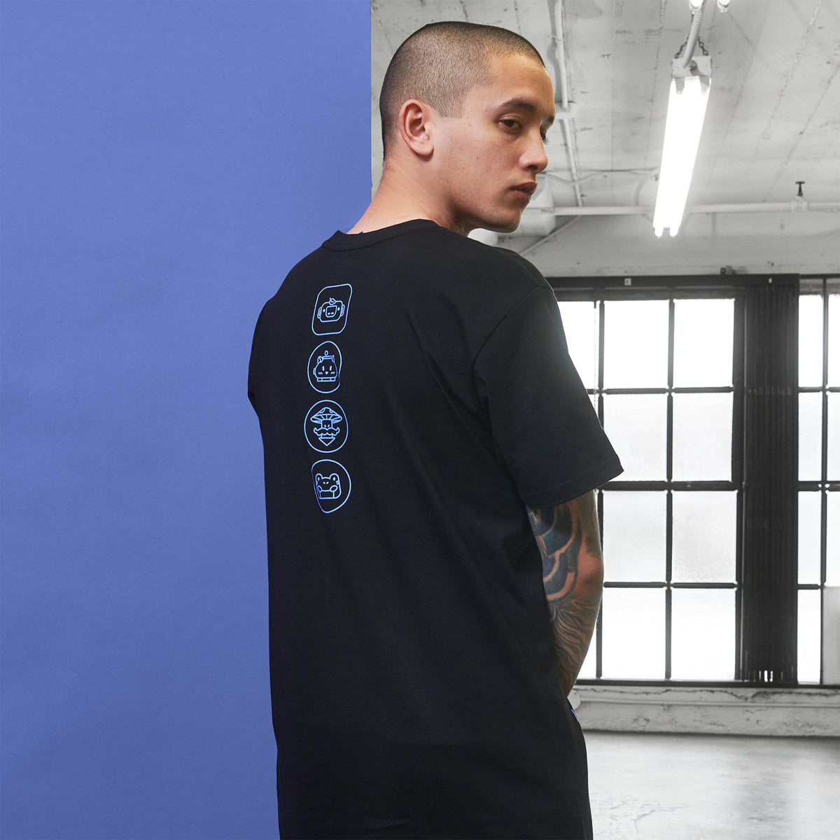 Choose Your Character Tee – Discord Powered by DOTEXE